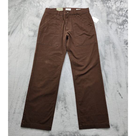 Goodfellow & Co | Pants | Goodfellow Co Pants Mens 3wx32l Brown Relaxed ...